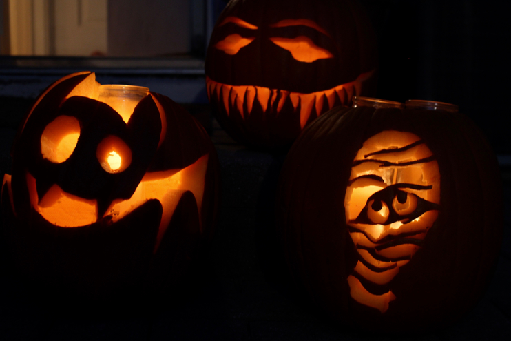 Silly Pumpkin Heads and a Rainy Autumn Walk » Homesong